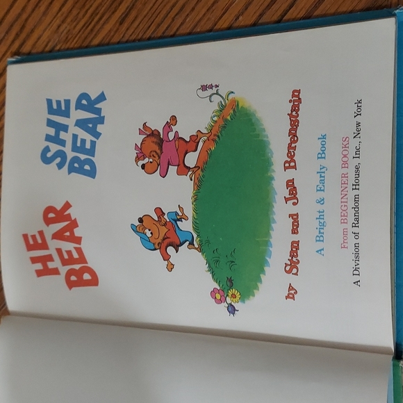 Dr. Seuss | Other | He Bear She Bear By Stan And Jan Berenstain | Poshmark